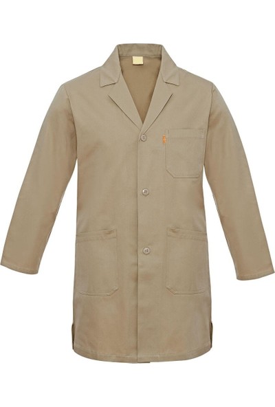 Mervem Alpaka Kumaş Usta Önlüğü Bej