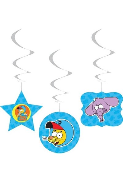 Kikajoy Kral Şakir Action Tavan Sarkıt Süs 6lı