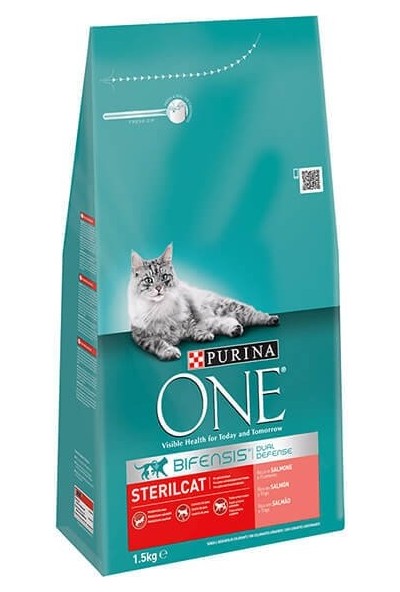 Purina One Sterilised Somonlu Kısırlaştırılmış Kedi Maması 1.5 kg