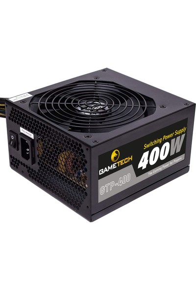 Gametech 400WATT 12CM Power Supply 6+2 Pin Kablo Gametech 400WATT 12CM Power Supply 6+2 Pin Kablo