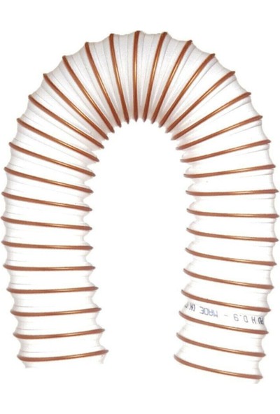 Megafleks Pu Telli Poliüretan Şeffaf Hortum 204MM.5MT.