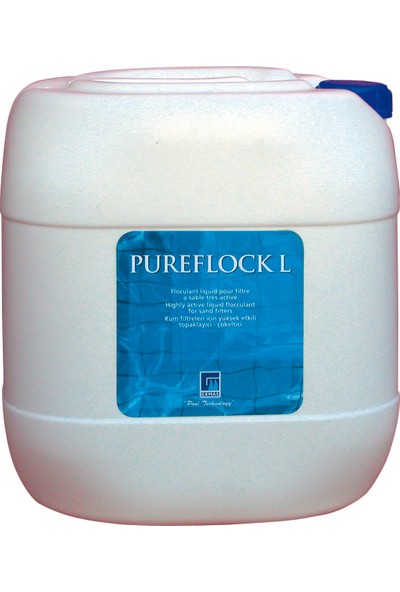 GEMAŞ Gemaş pureflock L 10 Lt Sıvı Topaklayıcı - Çöktürücü GEMAŞ Gemaş pureflock L 10 Lt Sıvı Topaklayıcı - Çöktürücü