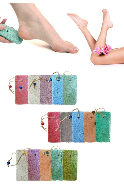 Xolo Topuk Ponza Taşı 30 Adet Banyo Ayak Törpü Topuk Ponza Taşı Klasik Karışık Renkli Xolo Topuk Ponza Taşı 30 Adet Banyo Ayak Törpü Topuk Ponza Taşı Klasik Karışık Renkli