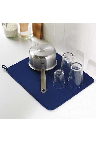 Zuzu Made Bulaşık Kurutma Örtüsü Mavi Nysköljd 44X36 cm Zuzu Made Bulaşık Kurutma Örtüsü Mavi Nysköljd 44X36 cm