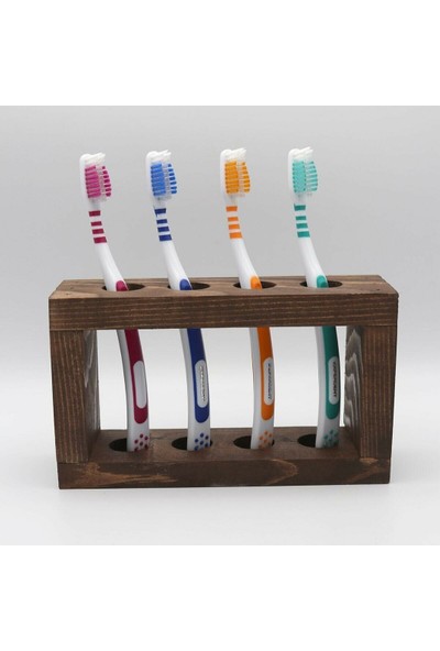 Alyones Ahşap Diş Fırçası Standı