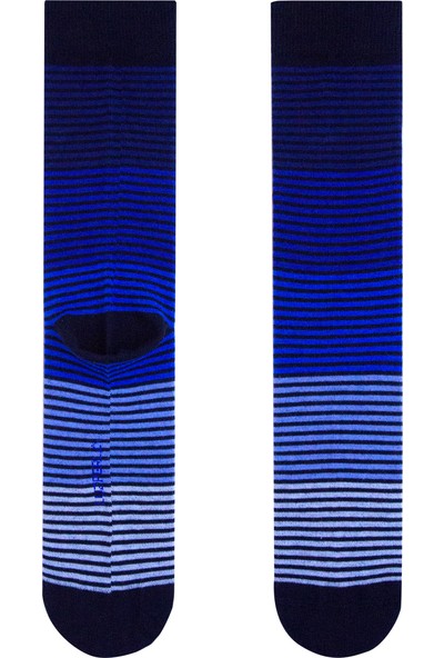 Luzperla Mavi Tonları Çizgili Erkek Çorap Luzperla Mavi Tonları Çizgili Erkek Çorap