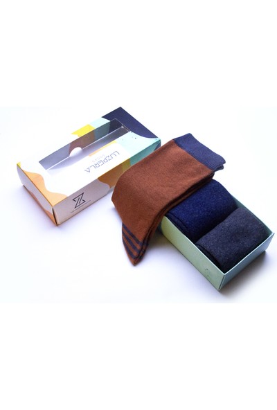 Luzperla Erkek 3'lü Klasik Çorap Avantajlı Kutu Luzperla Erkek 3'lü Klasik Çorap Avantajlı Kutu