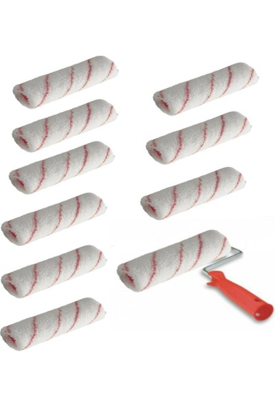 Fırsat Yapı Market 25 cm Iç ve Dış Cephe Rulosu Yedek 9 Adet + 1 Adet Takım Duvar Tavan Badana Fırsat Yapı Market 25 cm Iç ve Dış Cephe Rulosu Yedek 9 Adet + 1 Adet Takım Duvar Tavan Badana