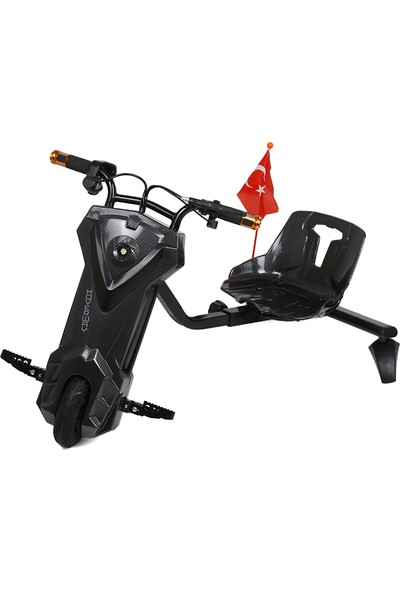 Hoverway Howerway Drıft Scooter Drift Scooter PWS807-CARBON-FIBER Siyah