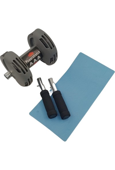 Power Streç Buffer Karın Kası Çalıştırıcı Fitness Egzersiz Spor Aleti Power Stretch Roller