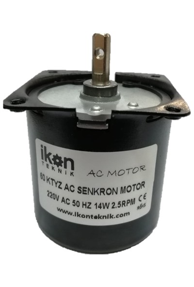 Ikon Ac Senkron Motor 60 Ktyz 2,5 Rpm 14W Viyol Motoru, Viyol Çevirme Motoru Ikon Ac Senkron Motor 60 Ktyz 2,5 Rpm 14W Viyol Motoru, Viyol Çevirme Motoru