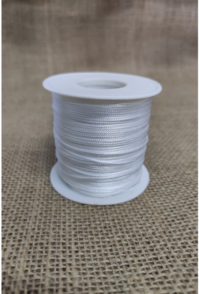 Platin Hediyelik Beyaz Renk Ince Paraşüt Bileklik Ipi Takı Ipliği Platin Hediyelik Beyaz Renk Ince Paraşüt Bileklik Ipi Takı Ipliği
