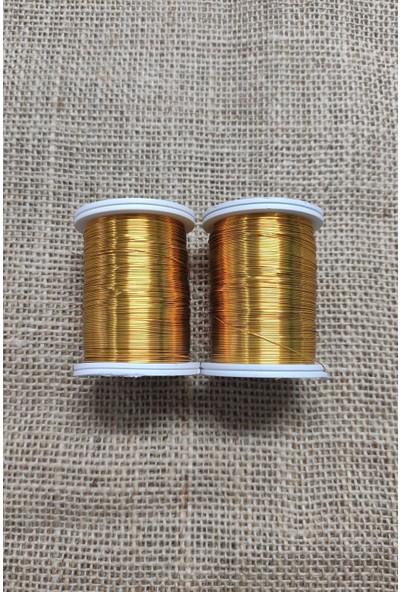Platin Hediyelik 2 Adet No 30 Altın Rengi Sarı Renk Filografi Teli Gelin Taçı Çiçek Teli Platin Hediyelik 2 Adet No 30 Altın Rengi Sarı Renk Filografi Teli Gelin Taçı Çiçek Teli