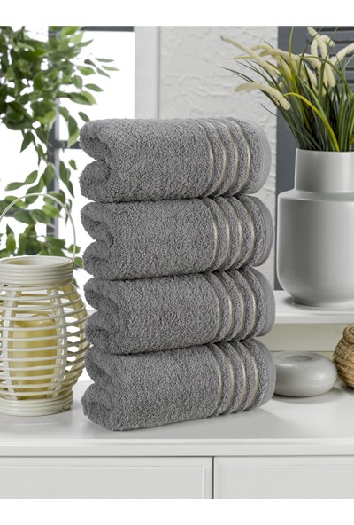 Casnack Diana Havlu Seti 4\'lü 800GR. 50X90CM