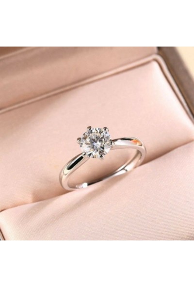 Crystal Diamond Zirconia Labaratuvar Pırlantası 0.75 Carat Tektaş Yüzük Crystal Diamond Zirconia Labaratuvar Pırlantası 0.75 Carat Tektaş Yüzük
