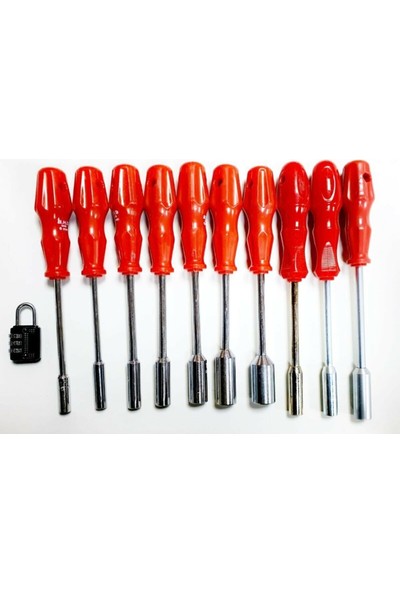 Moonshop Lokma Tornavida Takımı Lokmalı Tornavida Set 11 Parça Moonshop Lokma Tornavida Takımı Lokmalı Tornavida Set 11 Parça
