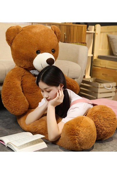Sole 160 cm Papyonlu Peluş Ayı-Dev Boy-Sevgiliye Özel Hediye - Yerli Sole 160 cm Papyonlu Peluş Ayı-Dev Boy-Sevgiliye Özel Hediye - Yerli