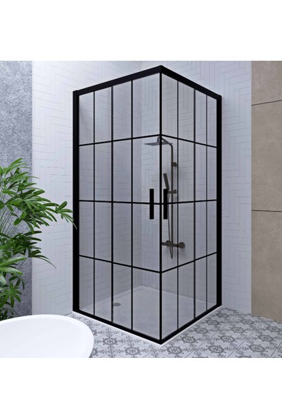 Black Line Siyah Çizgili Köşe Dikdörtgen 5 mm Temperli Black Line Siyah Çizgili Köşe Dikdörtgen 5 mm Temperli