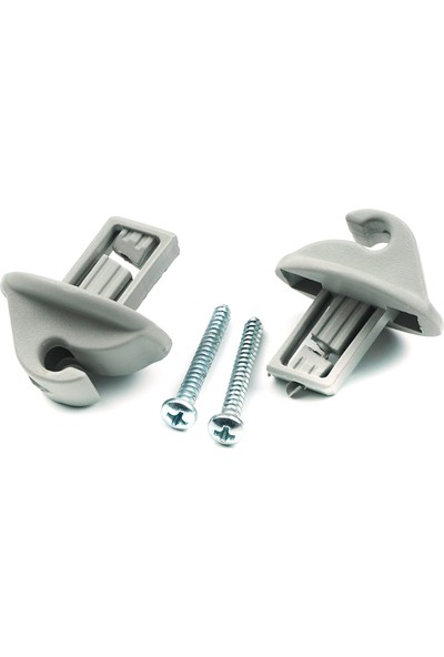 Bross Otomotiv BCF5010 Renault İçin 2 Adet Gri Renk Güneşlik Klipsi