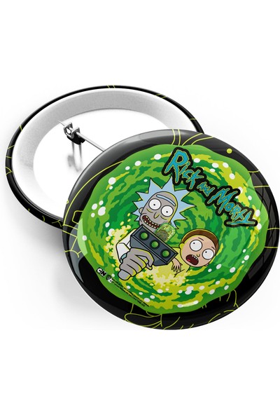 Gifi Rozet Rick And Morty Lisanslı Özel Tasarım Gifi Rozet Rick And Morty Lisanslı Özel Tasarım