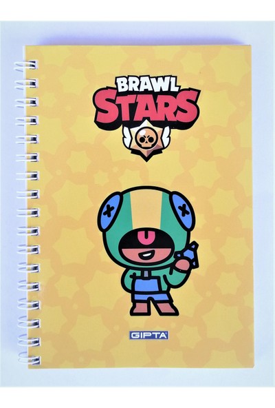 Gıpta A6 Brawl Stars Çizgili Leon Karakteri Not Defteri Gıpta A6 Brawl Stars Çizgili Leon Karakteri Not Defteri