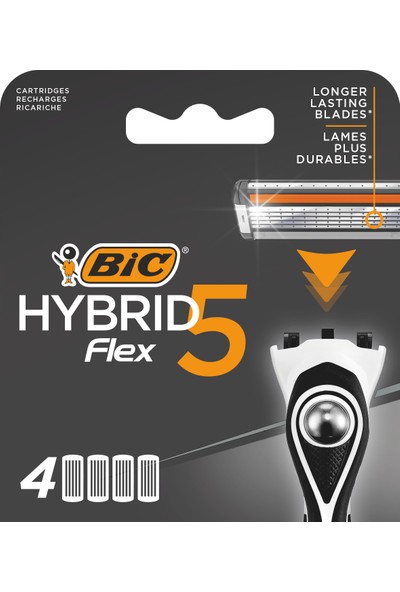 Bic Flex 5 Hybrid Yedek Tıraş Bıçağı Kartuşu 4'lü Kutu (5 Bıçak) Bic Flex 5 Hybrid Yedek Tıraş Bıçağı Kartuşu 4'lü Kutu (5 Bıçak)