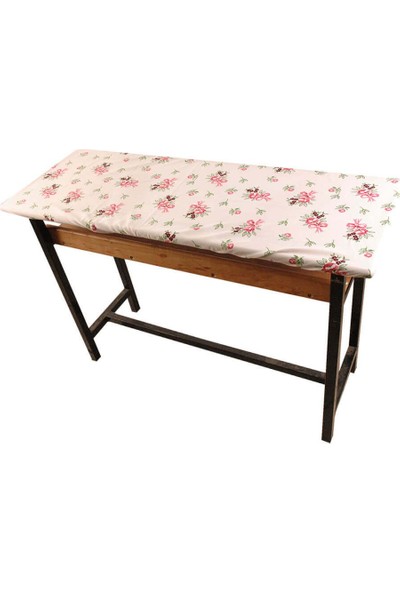 Okularenkkat Çiçekli Lastikli Sıra Örtüsü Pembe 110 x 40 cm