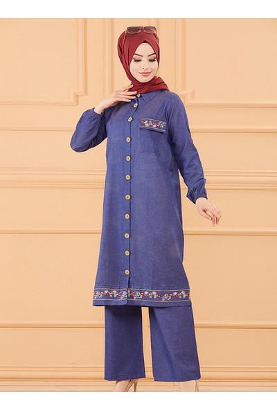 Tofisa Tunik&pantolon Ikili Takım - Lacivert - Tofisa