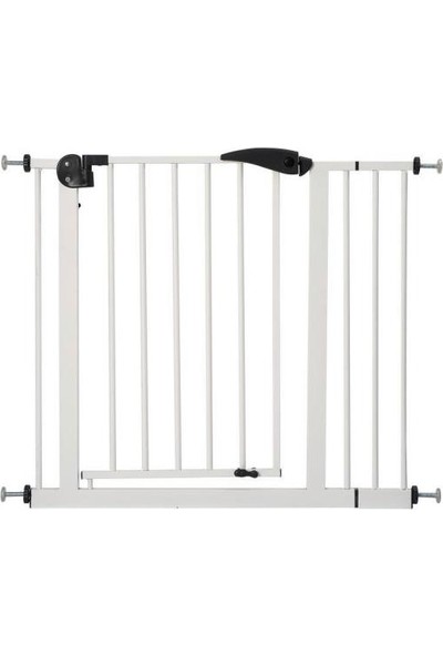 Bebedor Babydoor Güvenlik Kapısı Tekstüre Beyaz 76-90 cm Uzatma Aparatlı