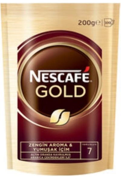 Nescafe Nescafé Gold Çözünebilir Kahve 200 gr Nescafe Nescafé Gold Çözünebilir Kahve 200 gr