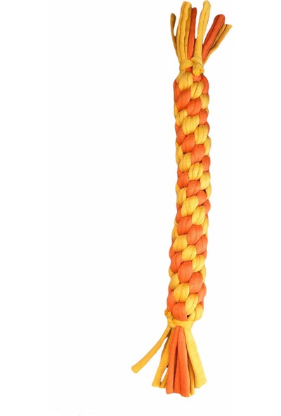 Pasha Pet Köpekler Için Diş Ipi Sarı-Turuncu 22 cm Pasha Pet Köpekler Için Diş Ipi Sarı-Turuncu 22 cm
