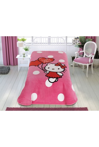 Taç Hello Kitty Cute Lisanslı Battaniye