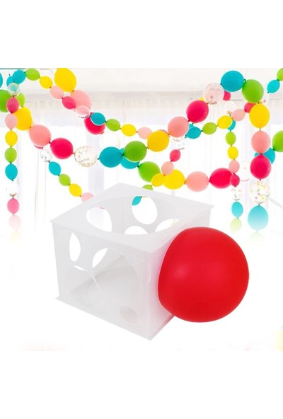 Charge 11 Delik 10-2 Inç Balonlar Boyut Ölçü Kutusu