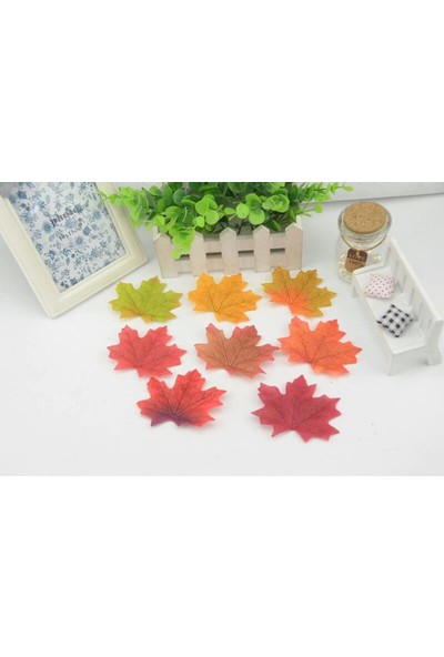 Charge 100 Adet Yapay Ipek Akçaağaç Yaprakları