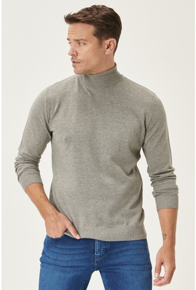 ALTINYILDIZ CLASSICS Standart Fit Tam Balıkçı Yaka Triko Kazak