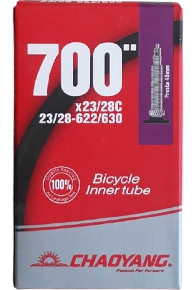 Chaoyang 700X23/28C 622/630 Fv 48MM Ince Sibop Iç Lastik Chaoyang 700X23/28C 622/630 Fv 48MM Ince Sibop Iç Lastik