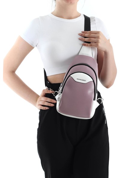 Silver & Polo Silver Polo K.lila Iki Bölmeli Kadın Bel Çantası SP959 Silver & Polo Silver Polo K.lila Iki Bölmeli Kadın Bel Çantası SP959