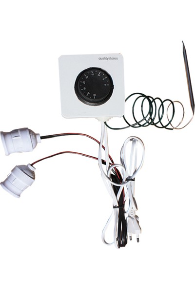 Multiteknik Çift Duylu Analog Termostat Multiteknik Çift Duylu Analog Termostat