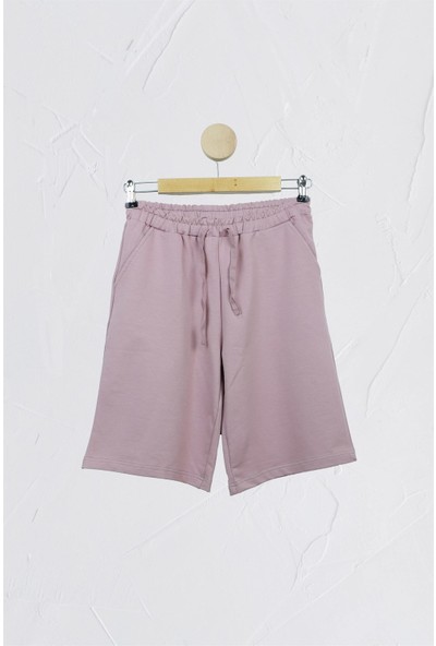 Obje Kadın Büyük Beden Pudra Şort
