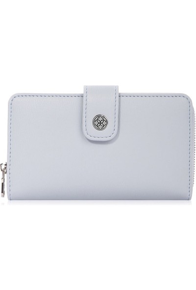Cengiz Pakel Orta Boy Kadın Cüzdan 65254-BUZ Mavisi