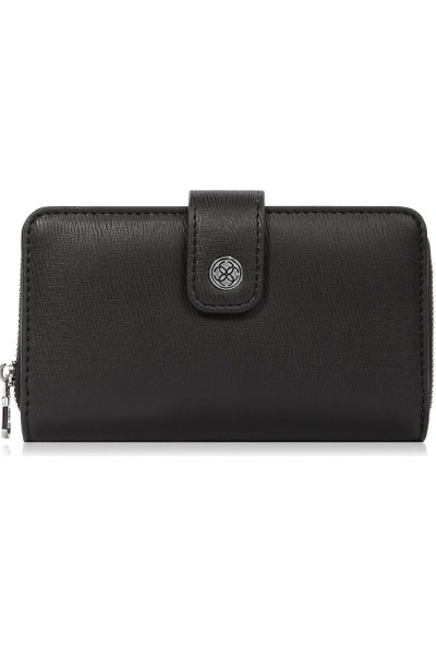 Cengiz Pakel Orta Boy Kadın Cüzdan 65254-SIYAH