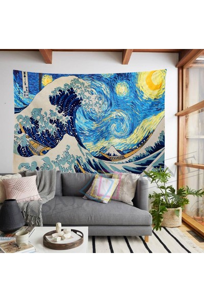 Evlium Starry Wawe Duvar Örtüsü