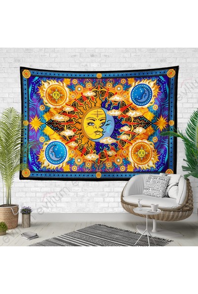 Evlium Rug Sun Moon Duvar Örtüsü Evlium Rug Sun Moon Duvar Örtüsü