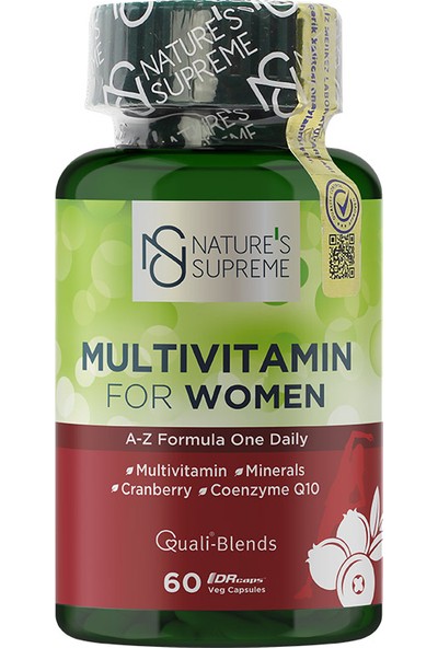 Nature's Supreme Multivitamin For Women 60 Kapsül Nature's Supreme Multivitamin For Women 60 Kapsül