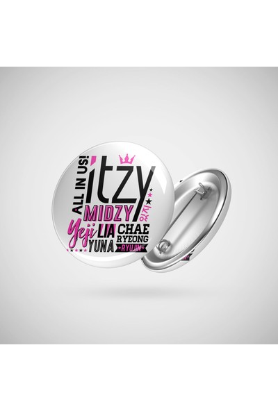 Fizello Itzy Font Collage Rozet Fizello Itzy Font Collage Rozet