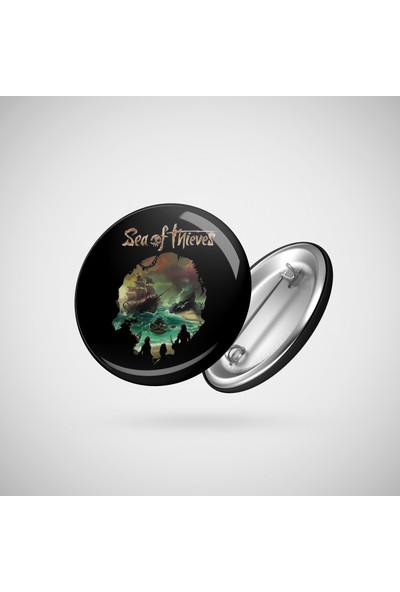 Fizello Sea Of Thieves Logo Rozet Fizello Sea Of Thieves Logo Rozet