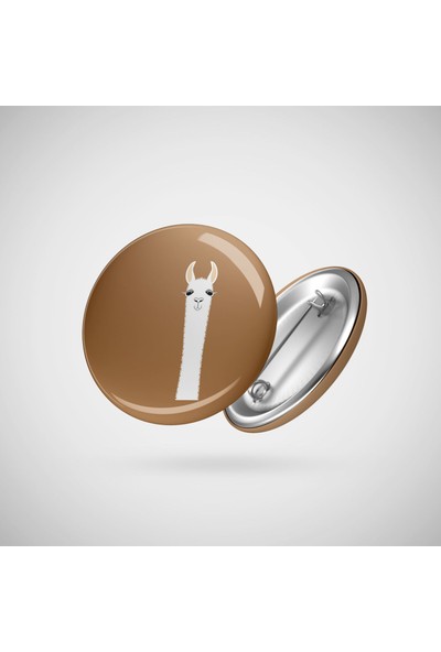 Fizello Llama Alpaca Portraıt #9 Rozet