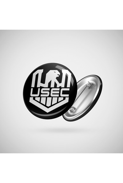 Fizello Escape From Tarkov Usec Litle Wnite Logo Rozet