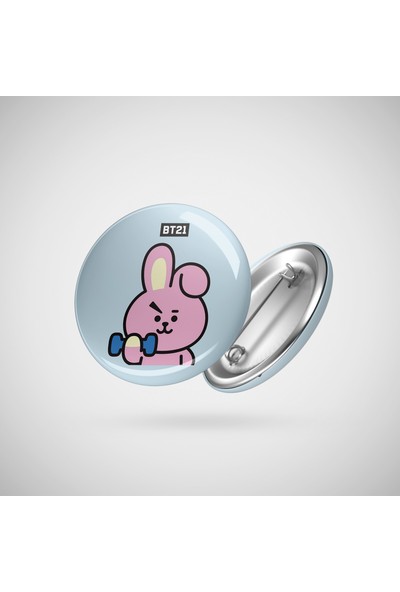 Fizello BT21 Cooky Portrait V2 Rozet Fizello BT21 Cooky Portrait V2 Rozet