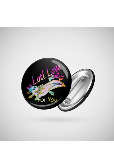 Fizello Axolotl Lotl Love Colorful Cute Aquatic Pets Aquarium Fish Gift Rozet